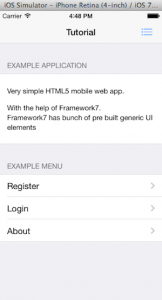 How Framework7 and PhoneGap fit together